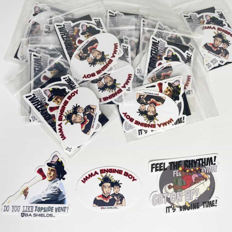 Firefighter Stickers - BAShields