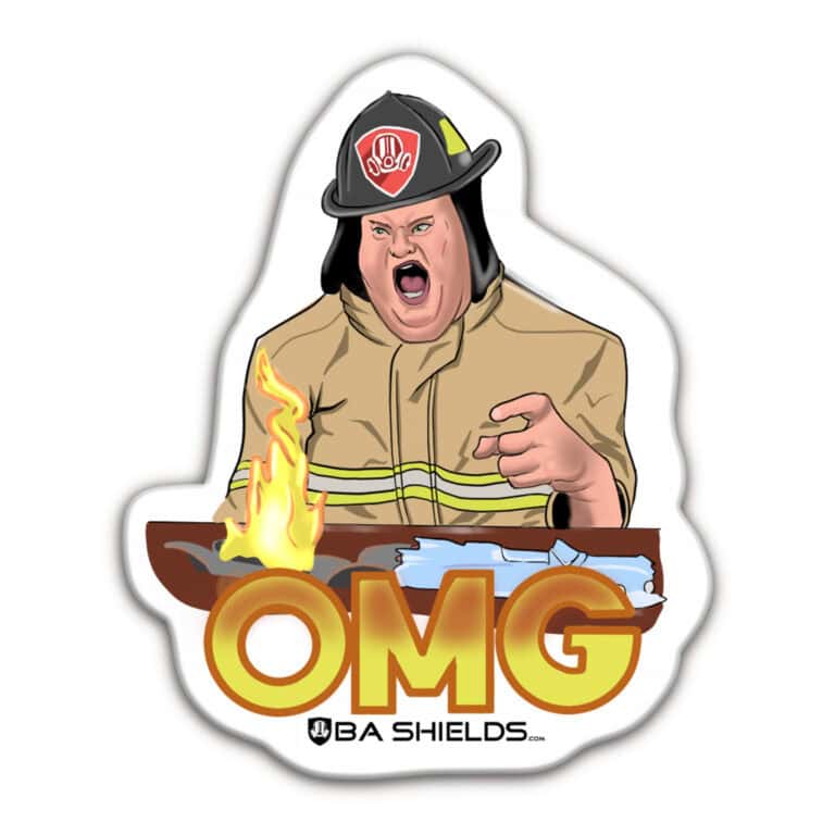Firefighter Stickers - BAShields
